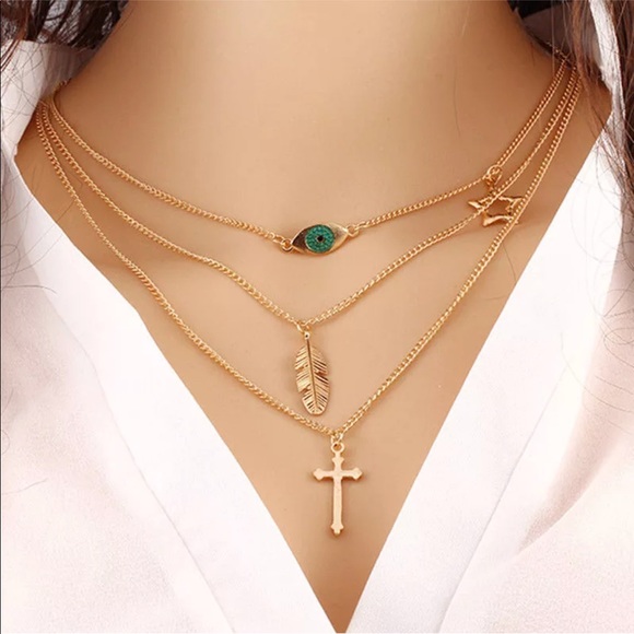 Jewelry | New 3 For 25 Gold Multilayer Necklace | Poshmark